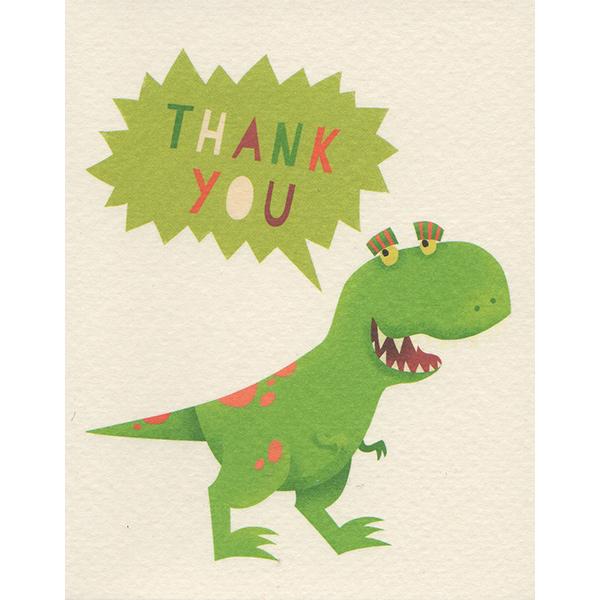 Dinosaur Mini Thank You Note Cards MP2605